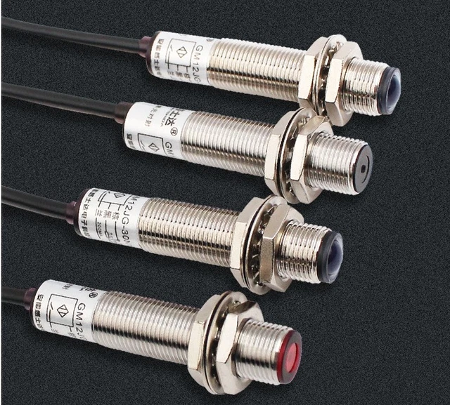 M12 NPN/PNP LASER Sensor Light Barrier Sensor for Visible Infrared ...