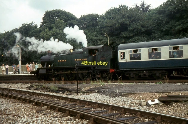 ORIGINAL 35MM SLIDE GWR Class 61xx 2-6-2T 6106 at Bourne End 1973 £1.68 ...