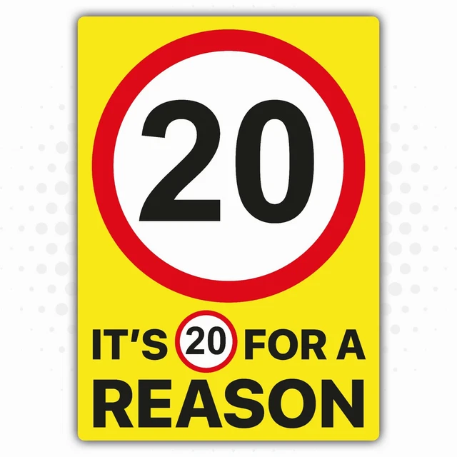20 MPH ZONE 20 is Plenty Speed Reduction Wheelie Bin Sticker Pack ...