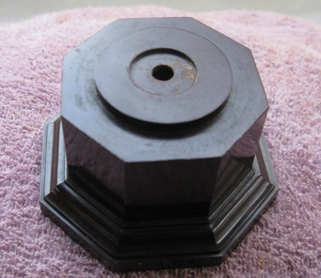 OCTAGONAL BAKELITE DISPLAY Plinth for Car mascot, bonnet ornament ...