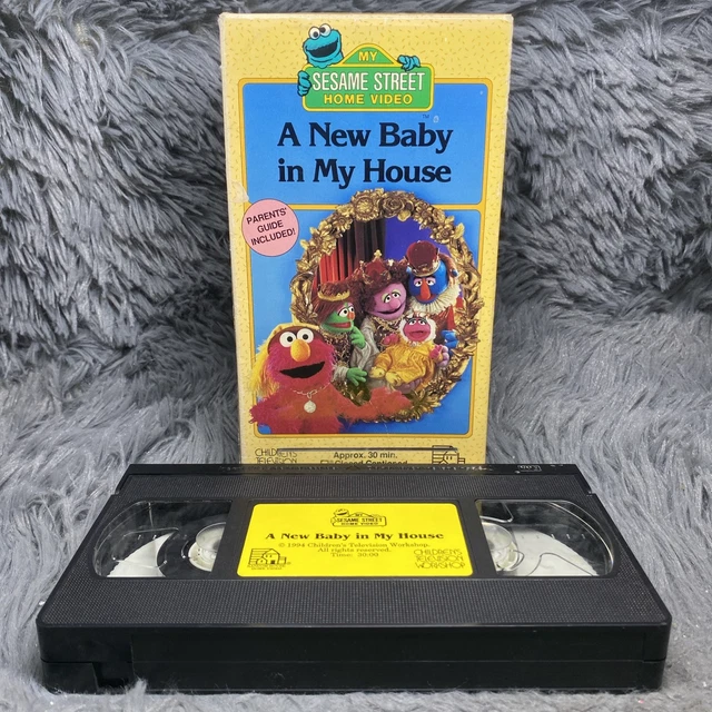 SESAME STREET A New Baby In My House VHS 1994 Random House Home Video ...
