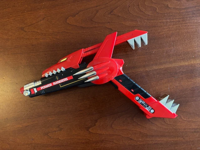 VINTAGE 1991 MIGHTY Morphin Power Rangers Red Blaster Power Gun/Sword ...