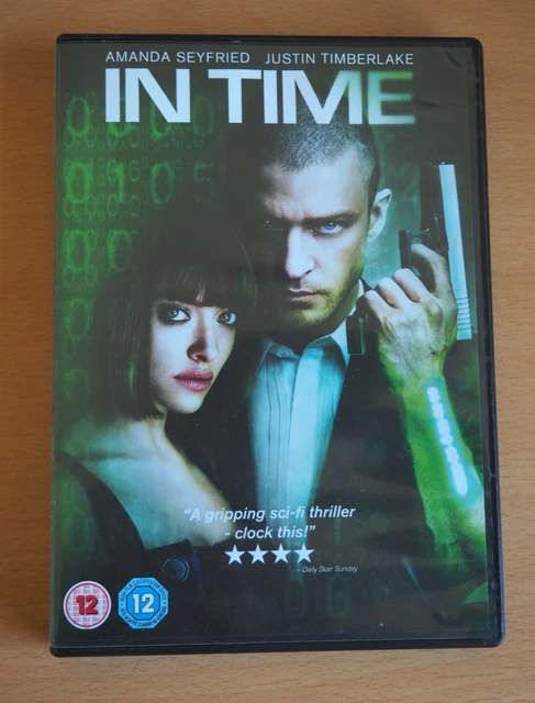 IN TIME DVD Amanda Seyfried Justin Timberlake gripping sci-fi thriller ...