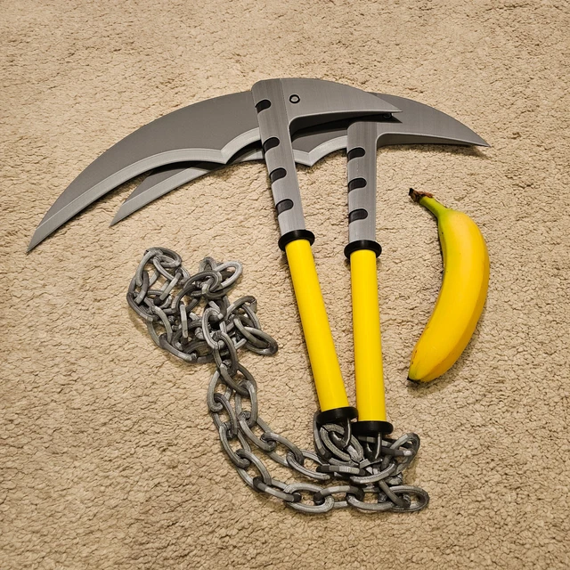 SOUL EATER - Black Star Scythe Replica, 3D Printed Cosplay Weapon Prop ...