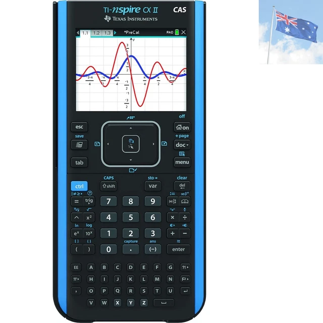 BATTERY-POWERED TI-NSPIRE CXII CAS Graphing Calculator - Perfect for ...