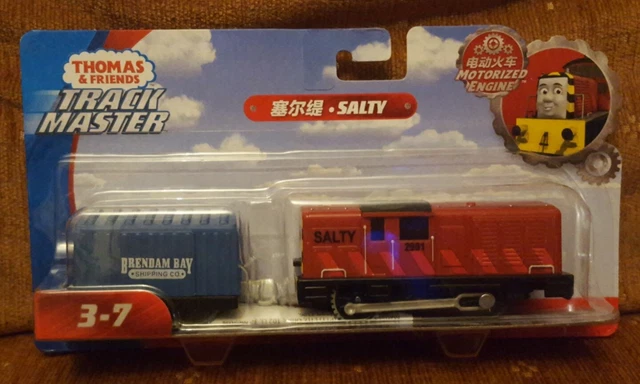 THOMAS & FRIENDS TrackMaster Motorised Train Salty and Truck set New ...