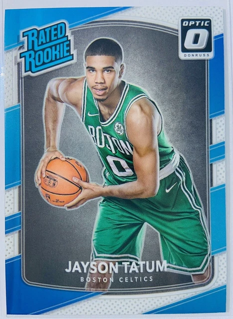 JAYSON TATUM - Boston Celtics 2017-18 Panini Donruss Rookie Rated Ottic ...