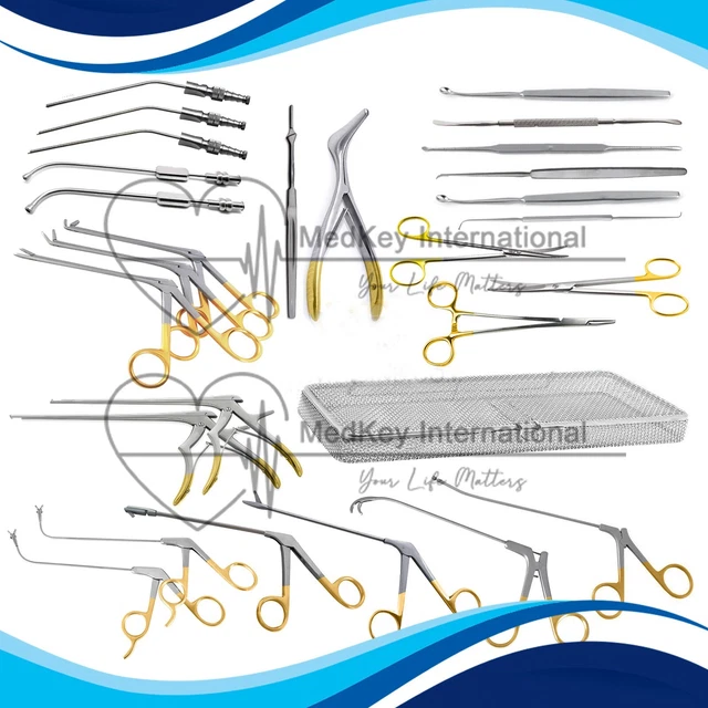 ENT FESS INSTRUMENTS Set Sinus Surgery Endoscopic Complete 30 Pcs ...
