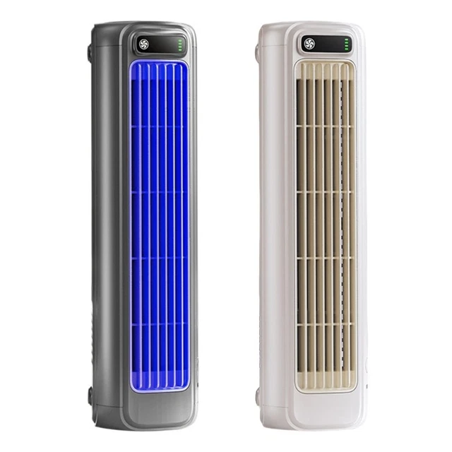 ADJUSTABLE AIRFLOWS QUIET Cooling Fan ABS Texture Perfect for Office or ...