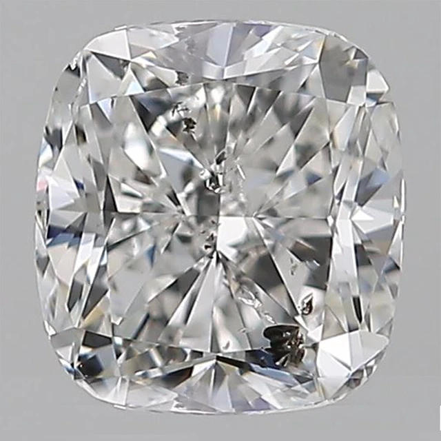 CERTIFIÉ IGI 1.51 Ct. Naturel Diamant F Couleur Coupe Coussin SI2 ...