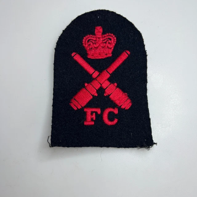 ROYAL NAVY GUNNERY Fire Control Cloth Badge patch 120 x 70 mm £9.00 - PicClick UK