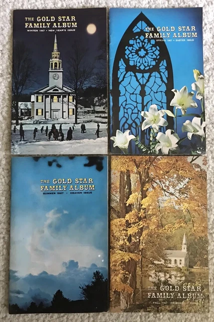 4 LOT THE Gold Star Family Album Magazines, Spring, Summer, Fall ...