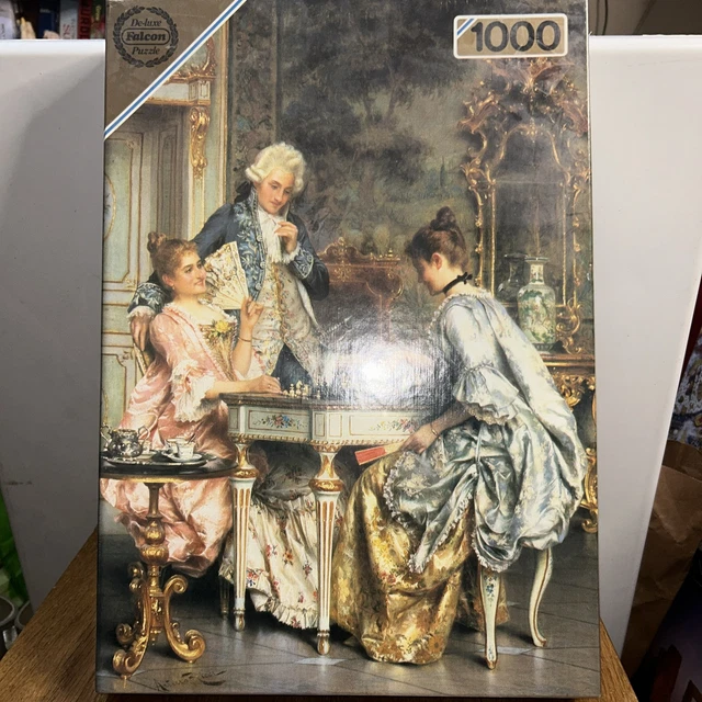 THE GAME OF Chess - 1000 Piece Jigsaw by Falcon Arturo Ricci BNIP £19. ...