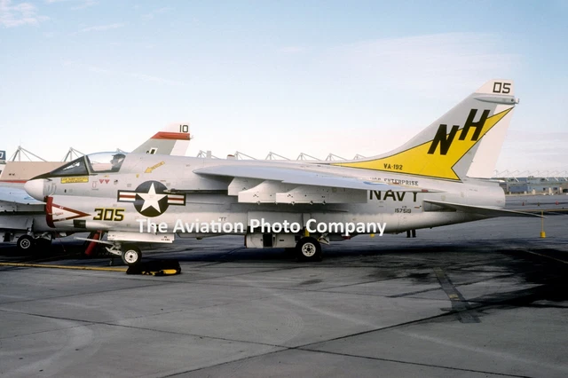 US NAVY VA-192 LTV A-7E Corsair 157519/NH-305 (1980) Photograph $2.23 ...