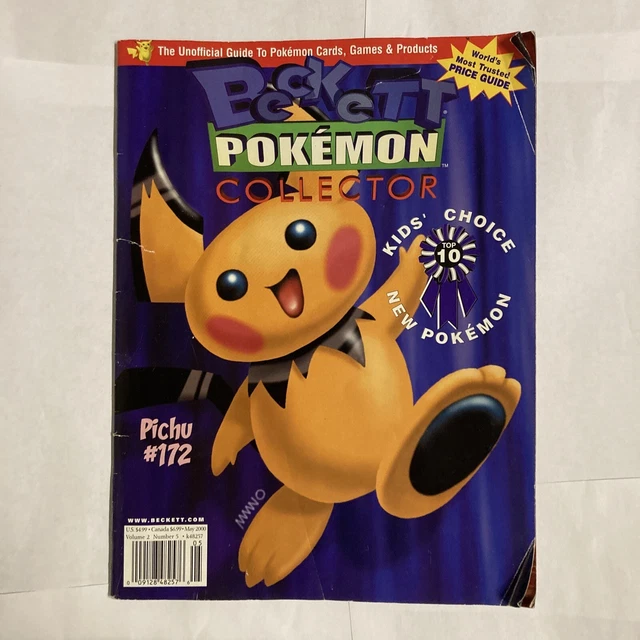 VINTAGE BECKETT POKEMON Collector Magazines May 2000 volume 2 no. 5 £6. ...