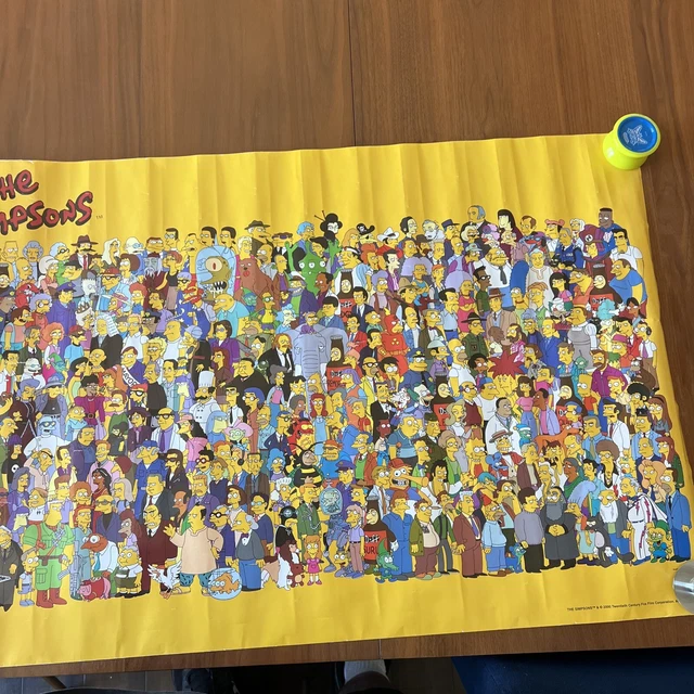 THE SIMPSONS CHARACTERS Poster 2000 - Scorpio Posters #521 - Bart ...
