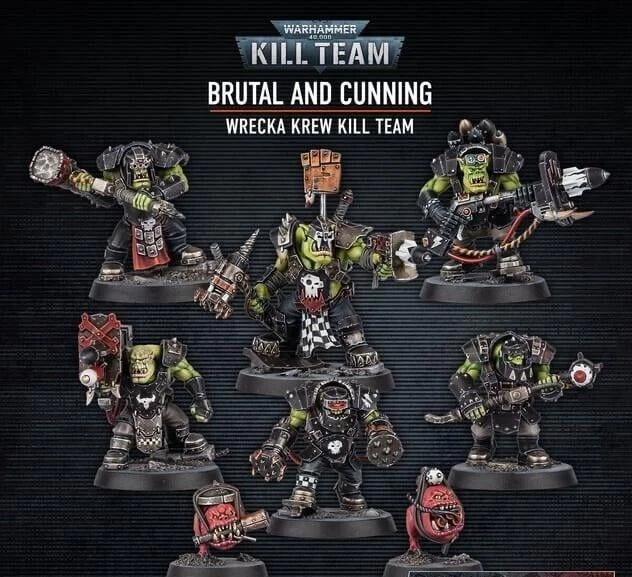 KILL TEAM BRUTAL and Cunning Ork Wrecka Krew BNOS with cards £85.00 ...