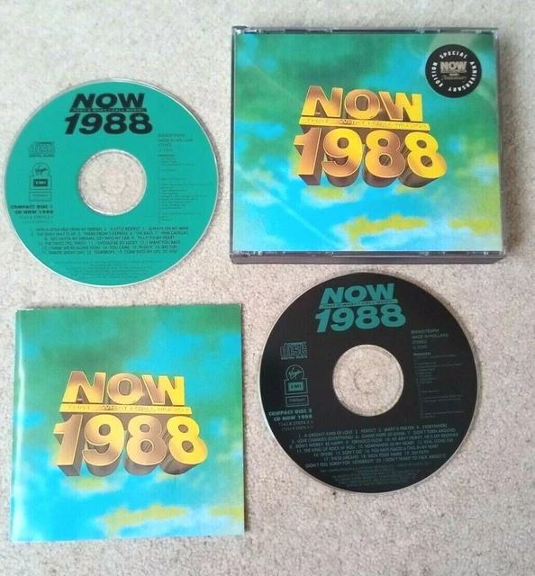 NOW THAT'S WHAT I Call 1988 - 2 CD Box Set in Fat Case £12.99 - PicClick UK