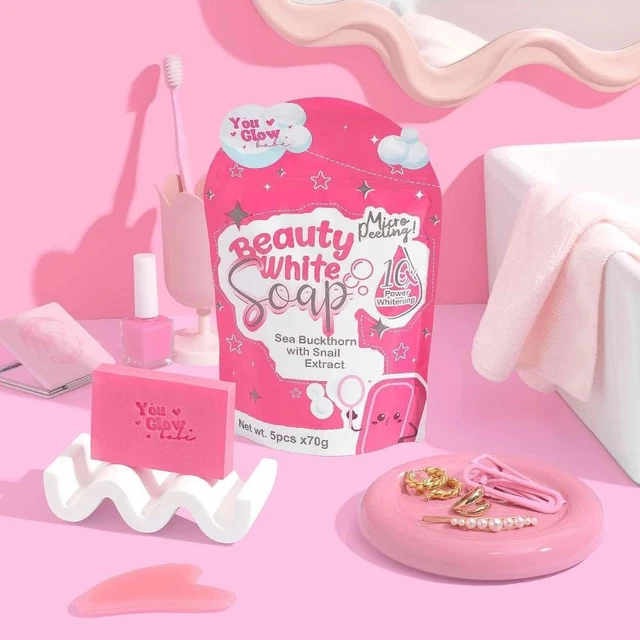 BEAUTY WHITE SOAP by You Glow Babe, 5 Bars x 70g C1K1 EUR 8,79 ...