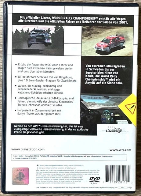 WORLD RALLY CHAMPIONSHIP WRC PS2 Sony Playstation 2 gioco completo EUR ...