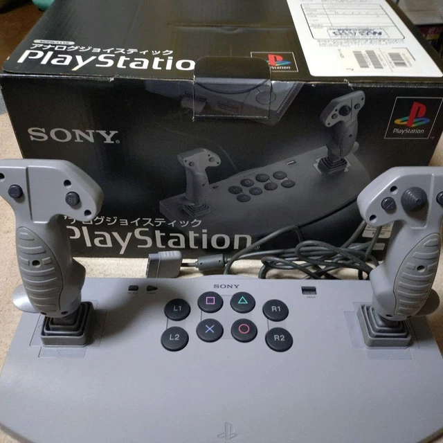 SONY PLAYSTATION ANALOG Flight Dual Joystick SCPH-1110 Console Test ...