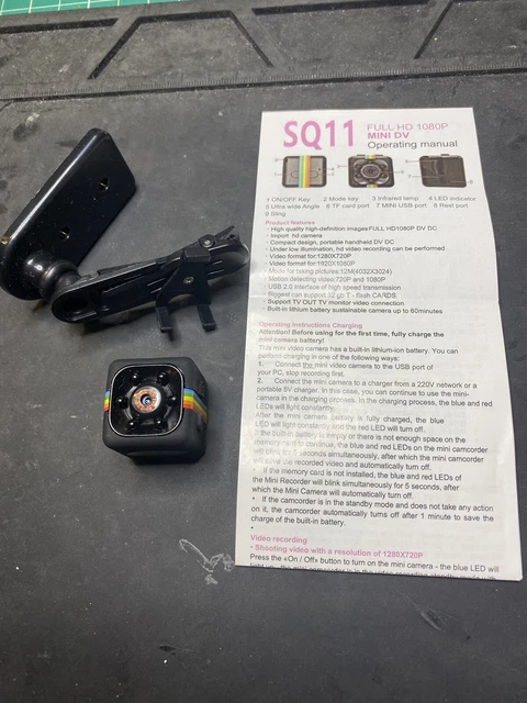 QUELIMA SQ11 Mini Full HD 1080P DV Sports Action Camera DVR Recorder ...