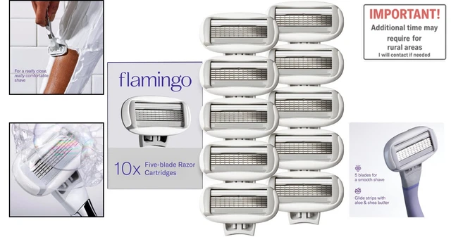 WOMEN’S RAZOR BLADE Refills - 10ct with 360° Comfort System for All ...