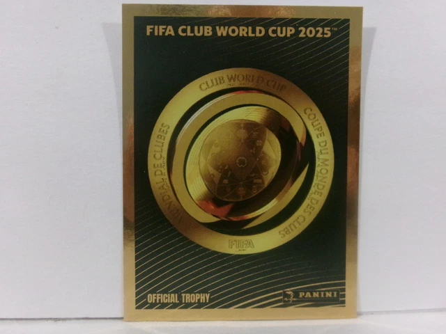 2025 PANINI FIFA Club World Cup 2025 Sticker #3 Official Trophy £3.54 ...