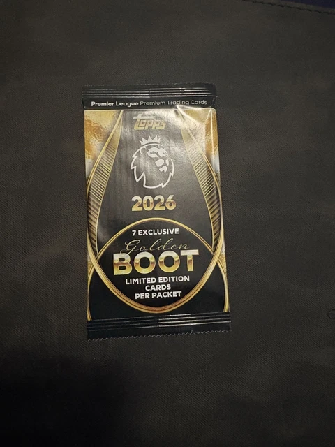 TOPPS PREMIER LEAGUE 2026 Golden Boot 7 exclusive Limited Edition cards ...