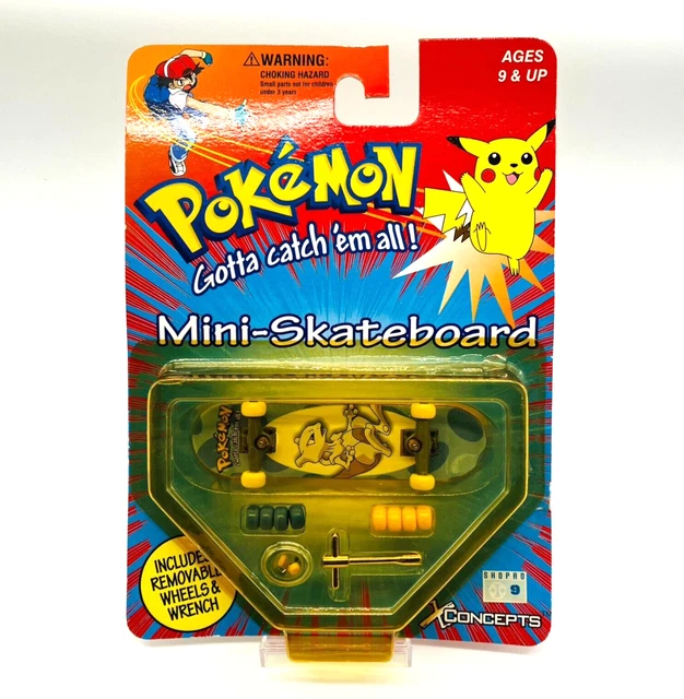 MEWTWO POKEMON MINI skateboard Xconcepts 96mm fingerboard vintage 1999 ...