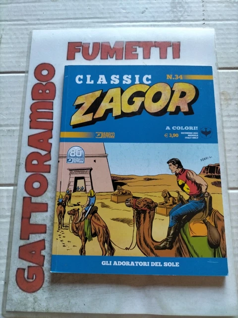 ZAGOR N.34 CLASSIC A Colori - Bonelli Edicola EUR 2,49 - PicClick IT