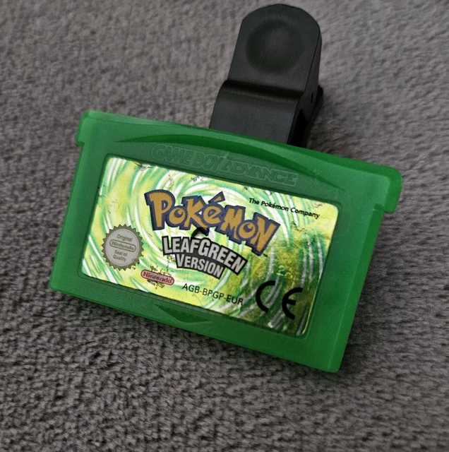 POKÉMON LEAF GREEN Version Nintendo Gameboy Advance UK PAL Genuine £74. ...