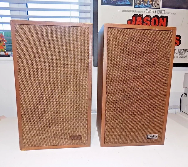 VINTAGE KLH MODEL Twenty Six 1960s Speakers 46cm High Genuine Tested ...