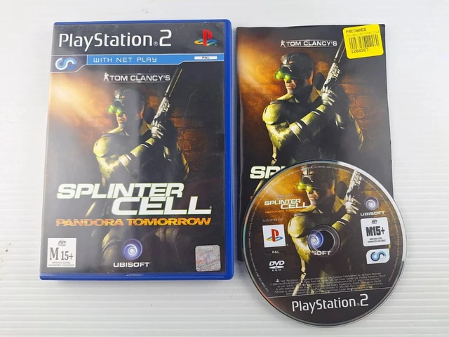 PS2 TOM CLANCY'S Splinter Cell Pandora Tomorrow Game MA15+ PAL Sony ...