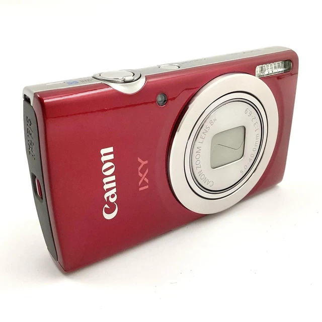 CANON IXY 180 PowerShot ELPH 180 IXUS 175 Digital Camera Red Good ...