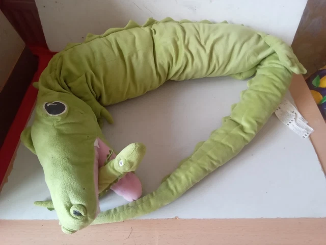 IKEA FABLER KROKODIL Green With Rattle In Tail See Description Free ...