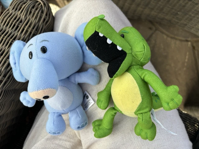 TOMY RAA RAA The Noisy Lion Plush Bundle Crocky & Hufty 7" Soft Toys £ ...