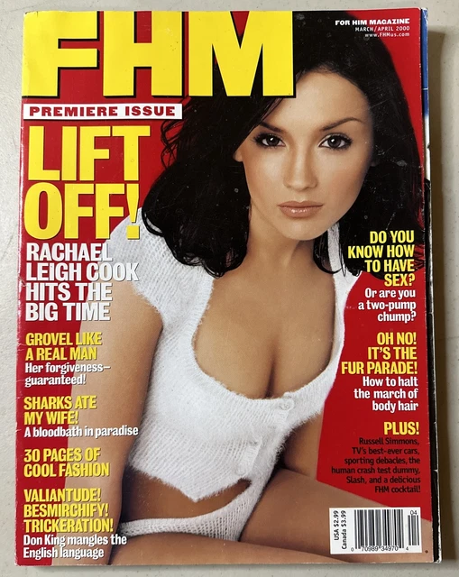 FHM US MAGAZINE Premiere Issue March/April 2000 Rachael Leigh Cook #1 £8.68 - PicClick UK