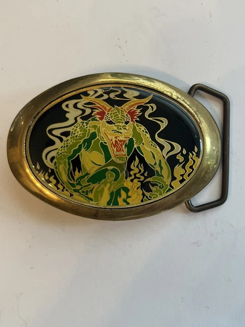 Vintage Brass Baron Buckle FOR SALE! - PicClick
