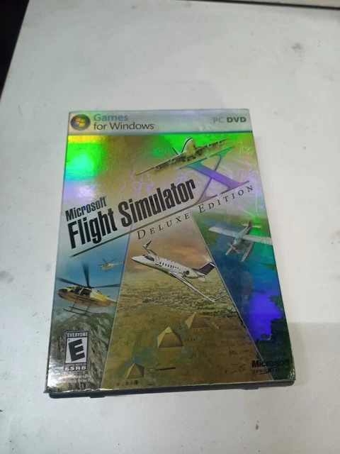 PC DVD-ROM MICROSOFT Flight Sim X Deluxe Ed 2 Disc Set w/ Key $20.00 ...