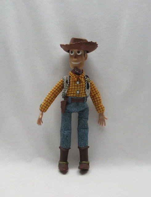 VINTAGE TOY STORY Disney Pixar Thinkway push button talking 11in Woody ...