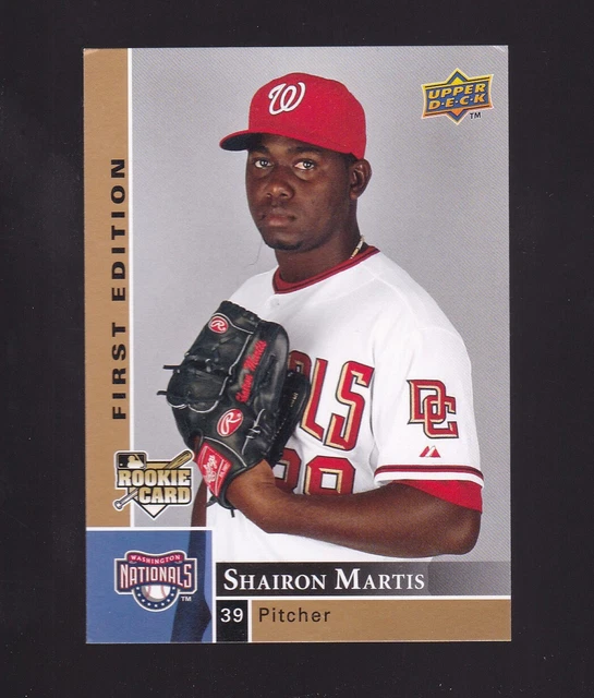 2009 UPPER DECK première édition Shairon Martis recrue #391 Washington ...