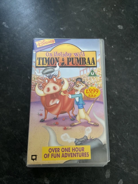 DISNEY ON HOLIDAY With Timon & Pumbaa Vhs £12.00 - PicClick UK
