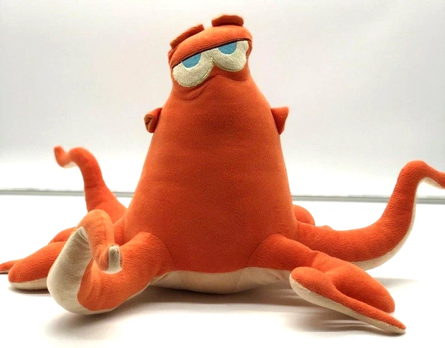 DISNEY PIXAR FINDING Dory Hank Plush Orange 10" Octopus Plush Stuffed ...