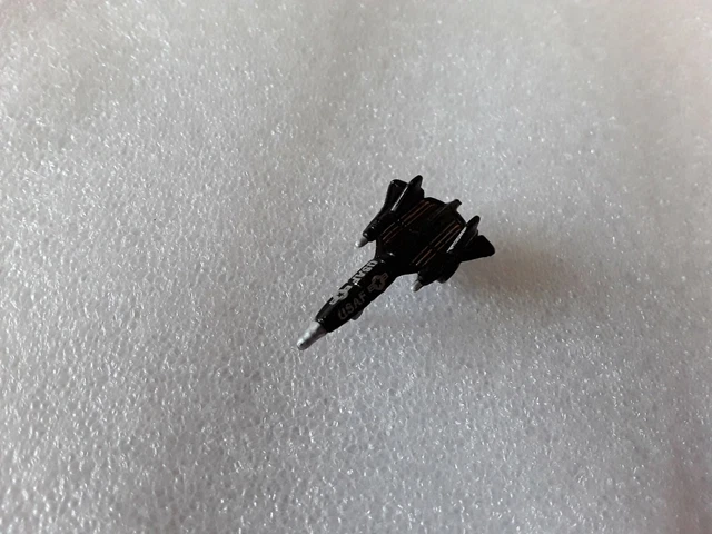 MICRO MACHINES Avion SR-71 Blackbird Mini fighter jet plane Galoob $10. ...