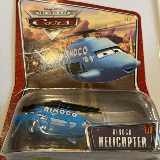 DISNEY PIXAR CARS WOC Dinoco Helicopter 1:55 die-cast new in packaging ...