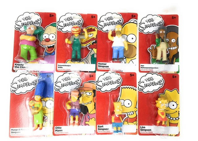 THE SIMPSONS MINI Figures - COMPLETE SET OF 8 FIGURES - NEW EUR 45,88 ...