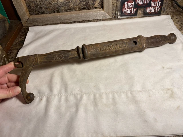 ANTIQUE CHAS MORRILL No.1 Slide Hammer Nail Puller Extractor Pat. 1904 ...