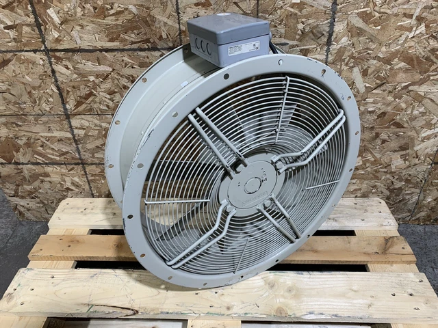 ZIEHL-ABEGG 1.4KW SINGLE Phase Axial Extractor Fan Smoke Spray Booth ...