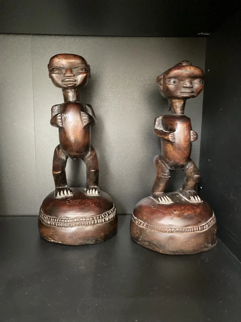 STATUETTES LUMBA CONGO belge art africain african art EUR 120,00 ...
